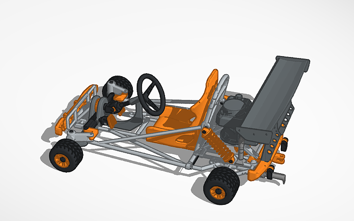 3D design Go Kart - Tinkercad