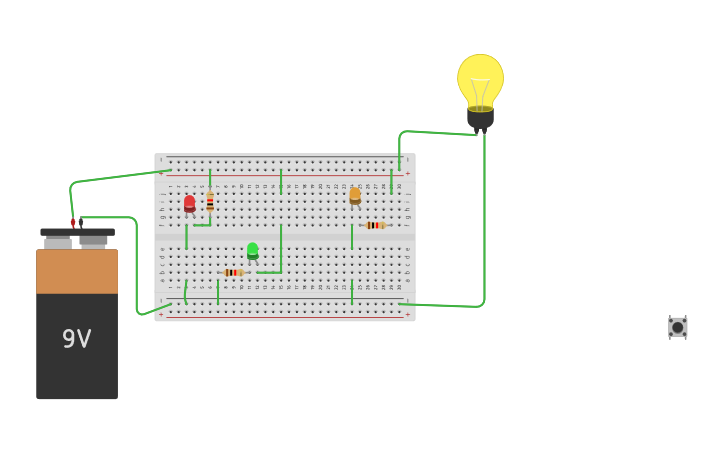 Circuit design Led - Tinkercad