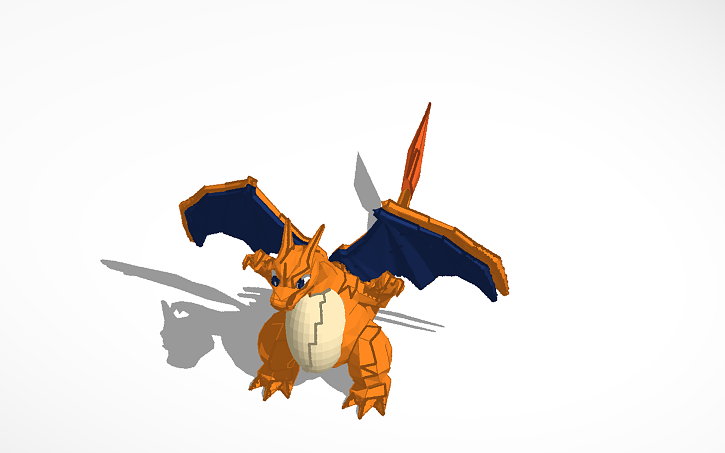 3D design Charizard - Tinkercad