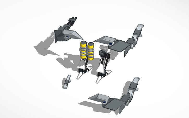 3D design heavy loader/gunner mech(work in progress) | Tinkercad