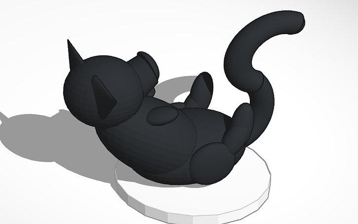 3D design Cat - Tinkercad