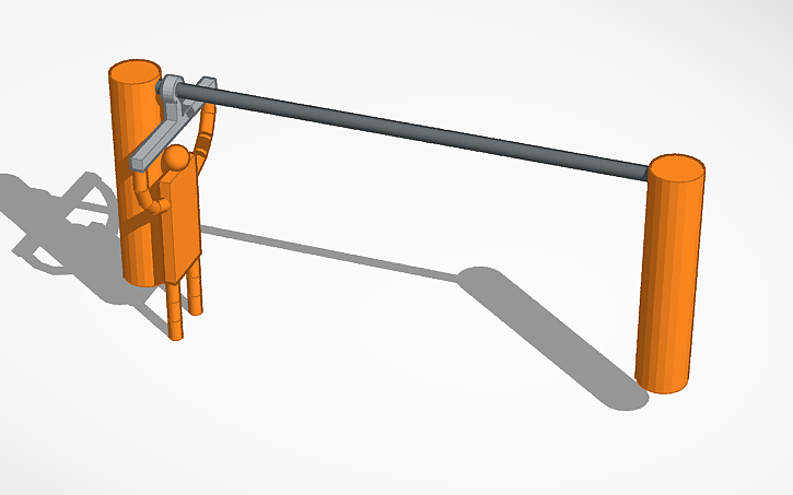 3D design Zip line - Tinkercad