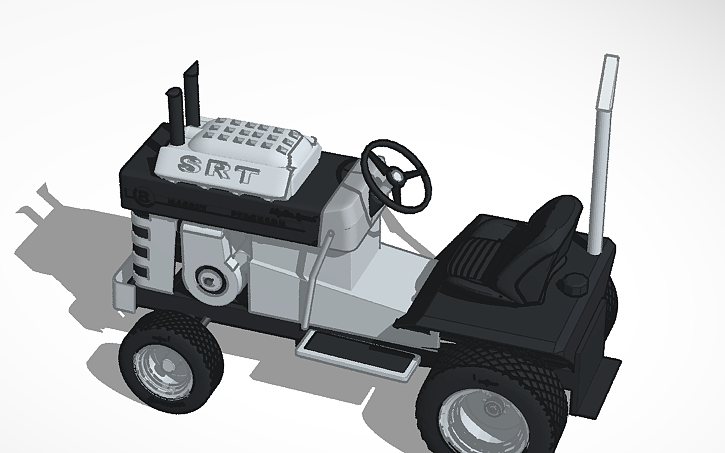 3D design RACING LAWNMOWER!!!! - Tinkercad