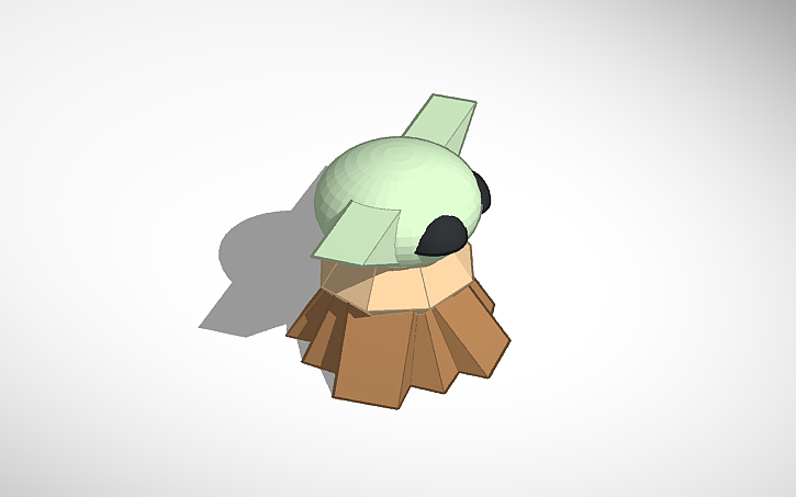 3D design Baby Yoda | Tinkercad