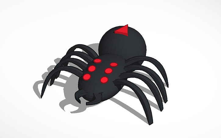 3D design Spider - Tinkercad