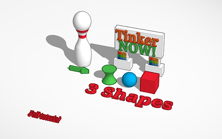 3D design Bowling Pin Tutorial - Tinkercad