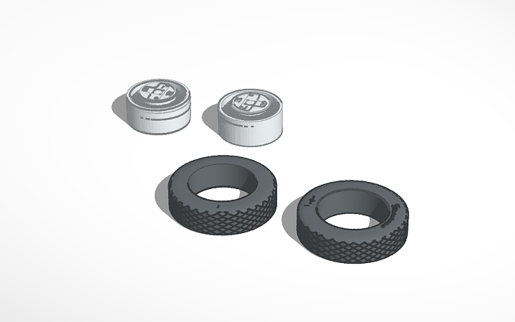 3d Design Tires For My Model Ford Coupe Tinkercad