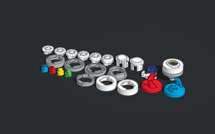 3D design Basic Unity [BEYBLADE UNITY SYSTEM TEMPLATE] - Tinkercad