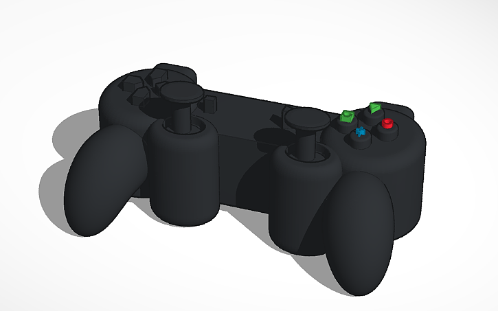 3D design joystik - Tinkercad