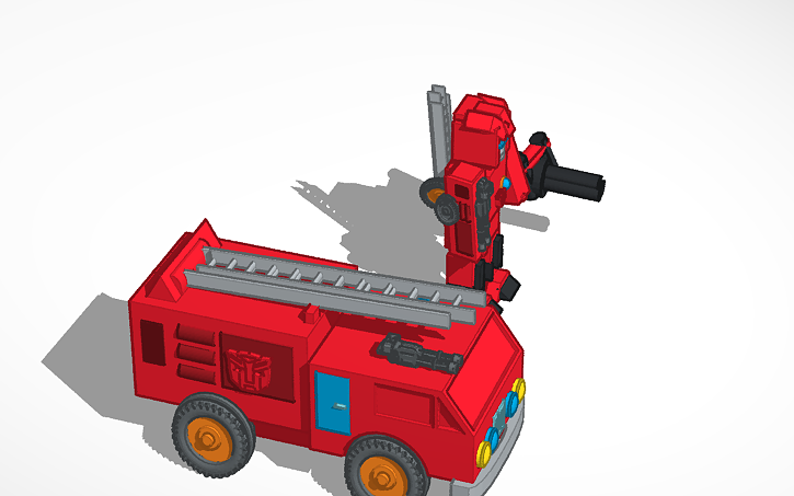3D design autobot rageflame | Tinkercad