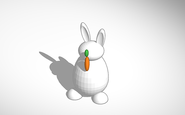 3D design Bunny | Tinkercad