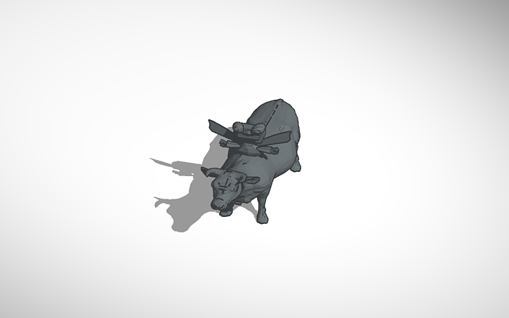 3D design raahul's cow - Tinkercad