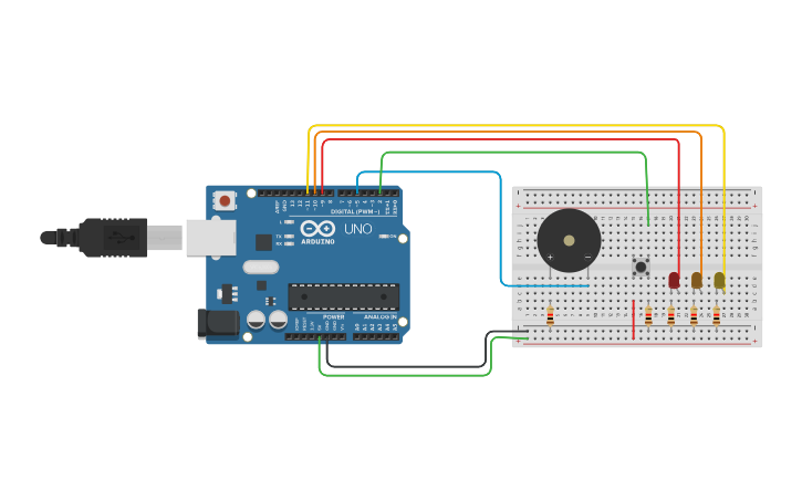Circuit design Lab 7 level 3 - Tinkercad
