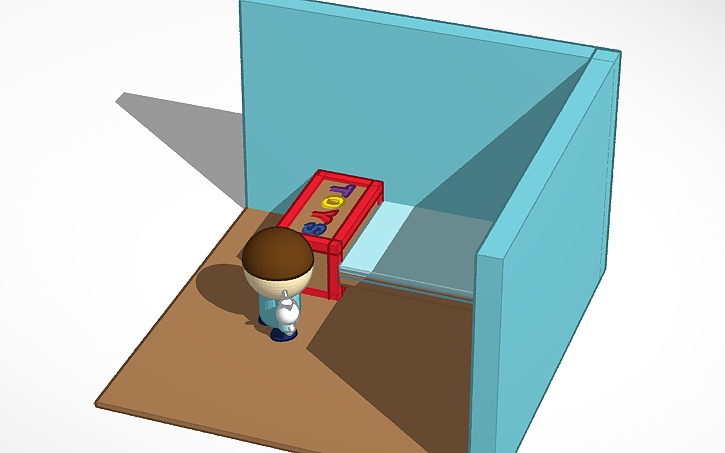 3D design Time for bed (boy) - Tinkercad