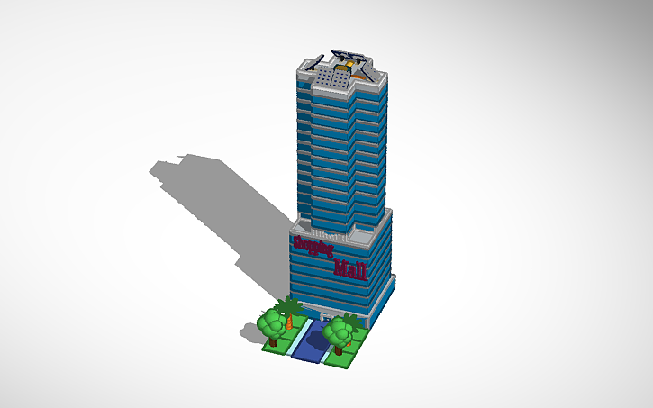 3D design Shopping Mall ŞMKFL - Tinkercad