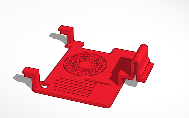 3D design SpartiPi Cooler Cover - Tinkercad