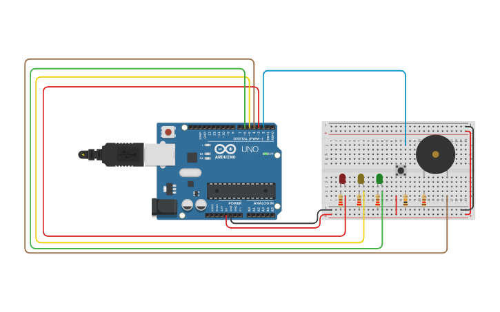 Circuit design tema 3 | Tinkercad