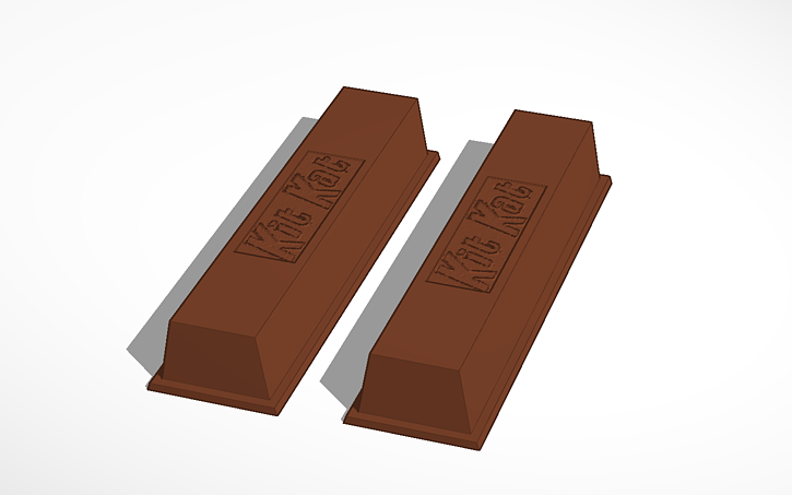 3D design KitKat - Tinkercad