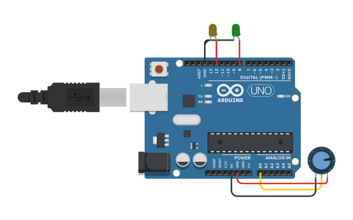 Circuit design Timer - Tinkercad