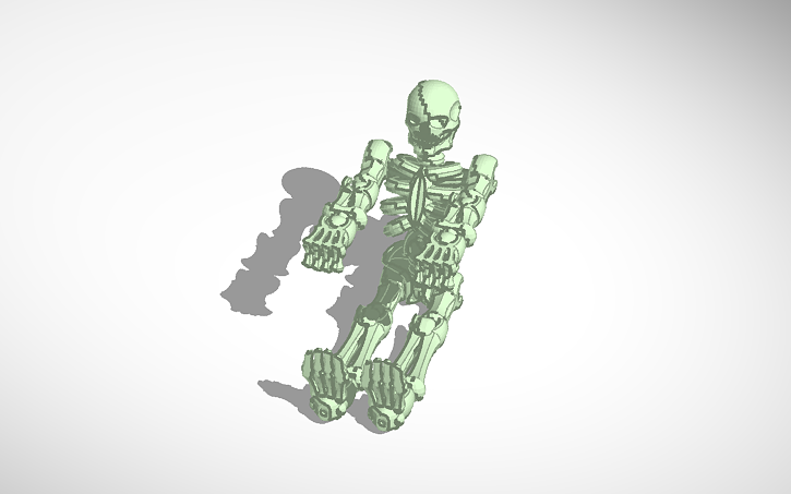 3D design Skeleton - Tinkercad