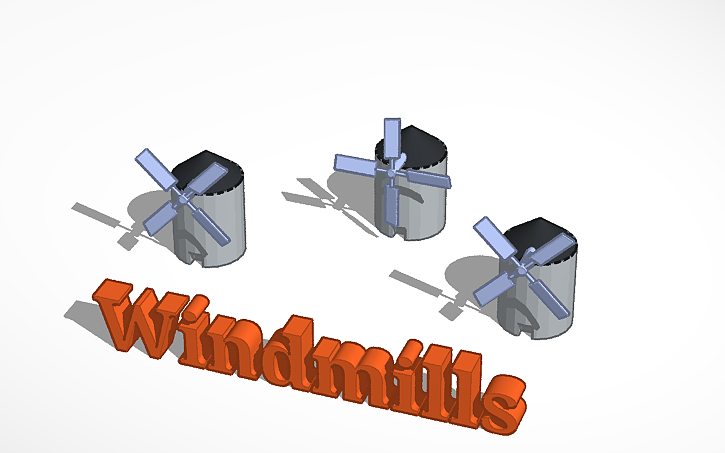 3D design Activity 7. Windmill | Tinkercad