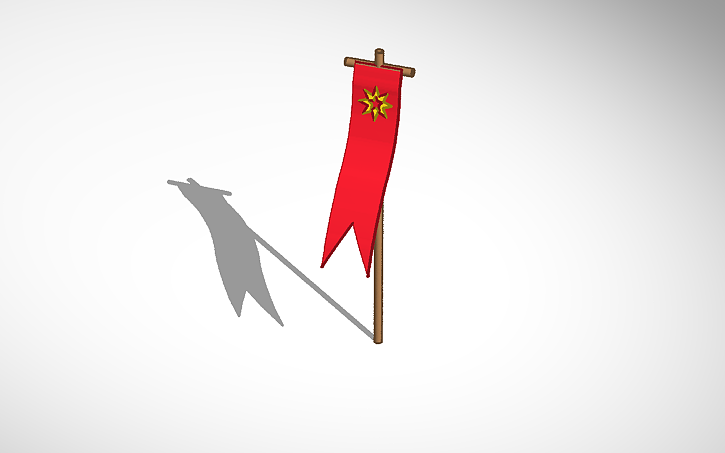3D design Banner of House Aurion - Tinkercad