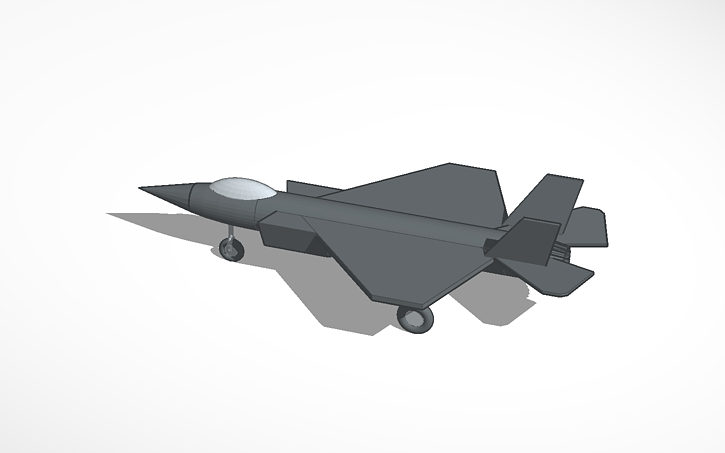 3D design F-35 raptor | Tinkercad