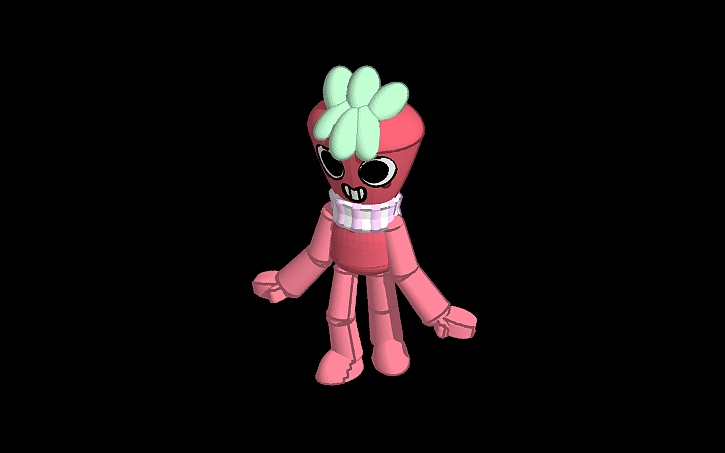 3D design dandy's world sprout - Tinkercad