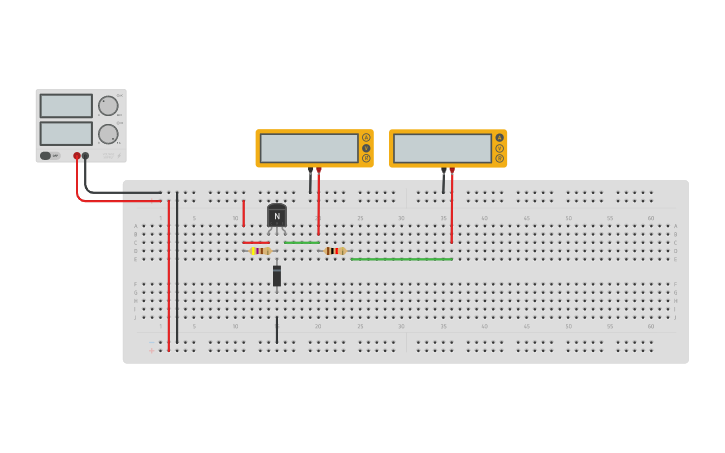 Circuit design Circuito 1 - Circuito regulador do tipo série | Tinkercad Circuit design Circuito 1 - Circuito regulador do tipo série | Tinkercad