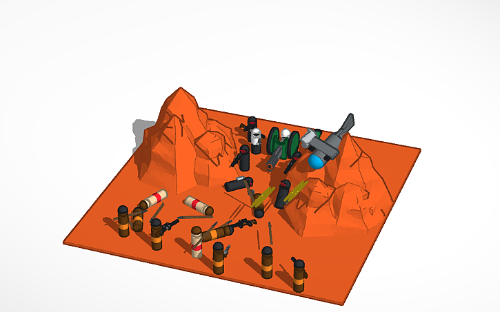 3D design The Defence of Rusty Rock | Tinkercad
