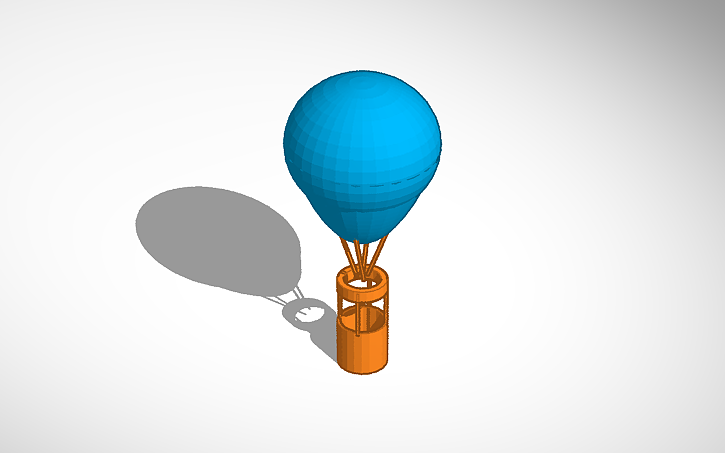 3D design Air Baloon 2 - Tinkercad