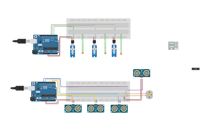 Circuit design Pesqueiro - Tinkercad