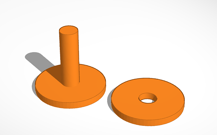 3D design Press fit Buttons | Tinkercad