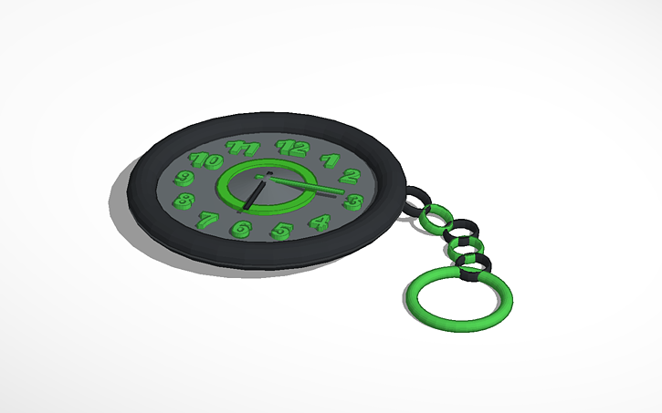 3D design My very own pocket watch. - Tinkercad