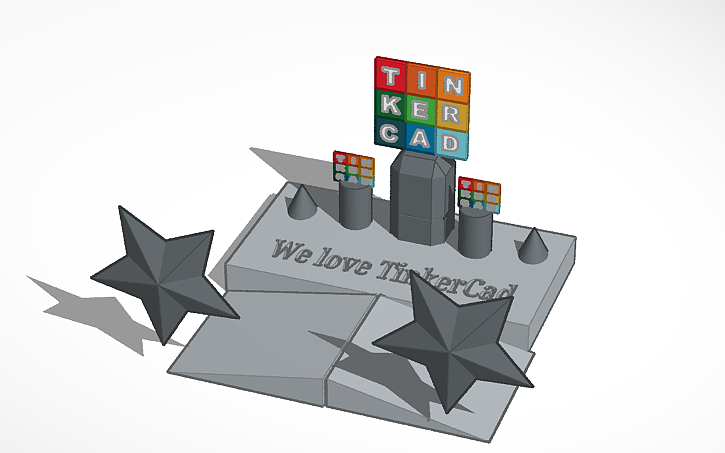 3D design the national monument of TinkerCad | Tinkercad