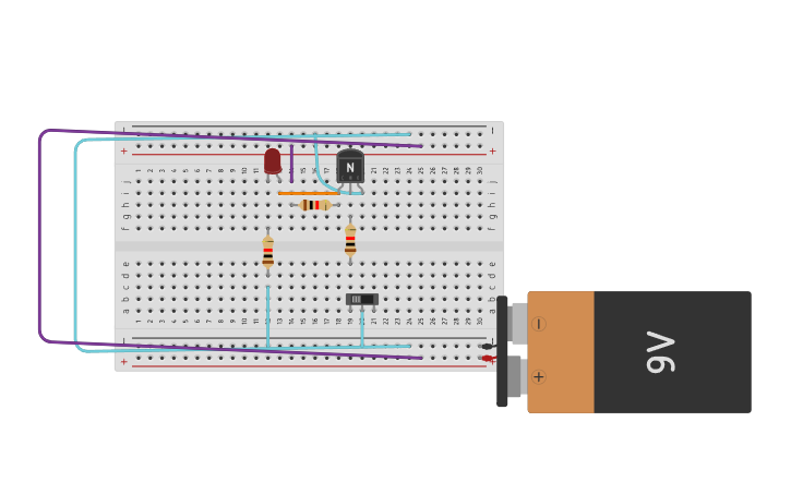 Circuit design TTL "NOT" (Mehedi Saad) ID:41220200264 - Tinkercad