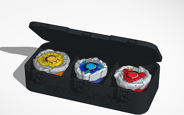 3D design Beyblade X deck box - Tinkercad