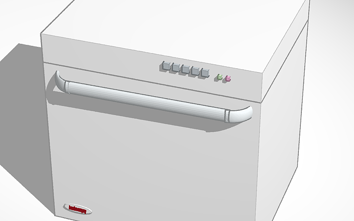 3D design A dishwasher - Tinkercad