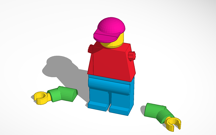 3D design Lego Man-Original | Tinkercad