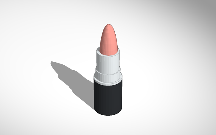3D design LipSTICK | Tinkercad