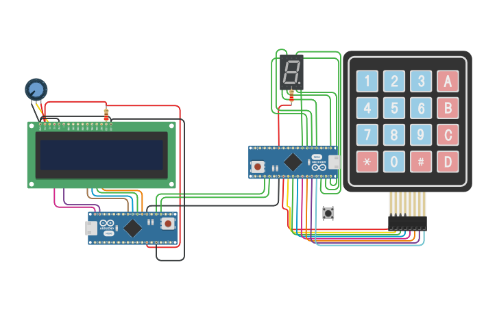 Circuit Design Arduino To Arduino Serial Tinkercad