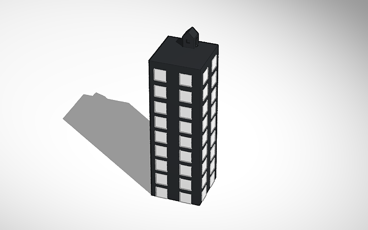 3D design Skyscraper - Tinkercad