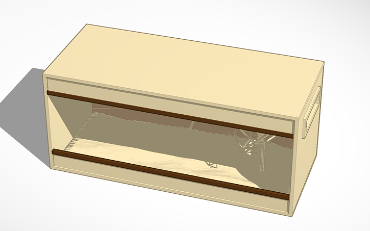 3D design Wooden Terrarium 70x30x30 | Tinkercad