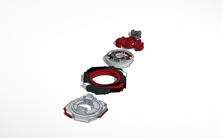 3D design Reawaken Athena Beyblade Burst 𝙅𝙠 (Remastered) - Tinkercad
