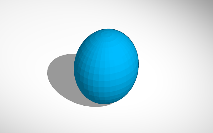 3D design ball - Tinkercad