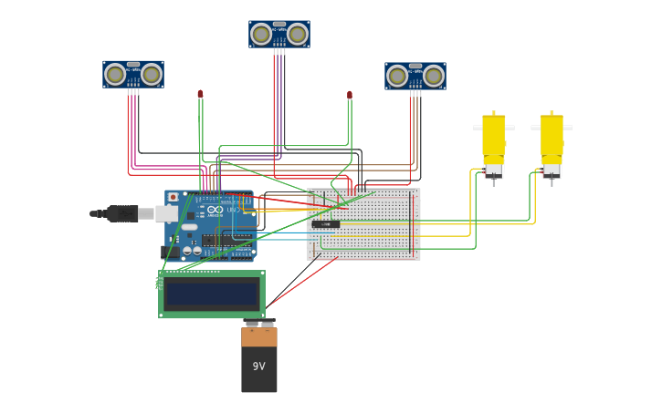 Circuit design tugas - Tinkercad
