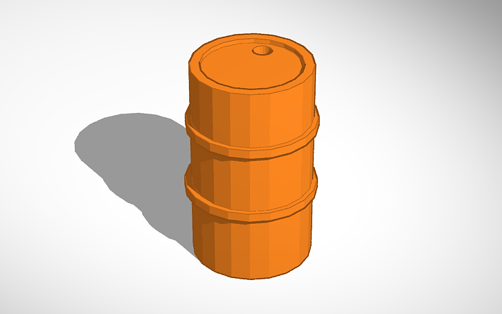 3D design Barrel - Tinkercad