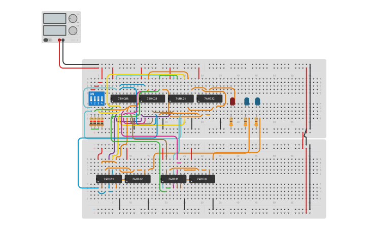 Circuit design comparador de 2 num de 2 bits-Luis Diego Alvarado ...