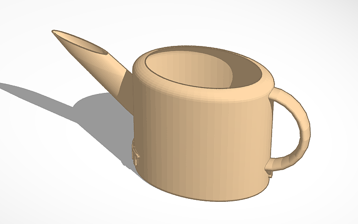 3D design REGADERA - Tinkercad