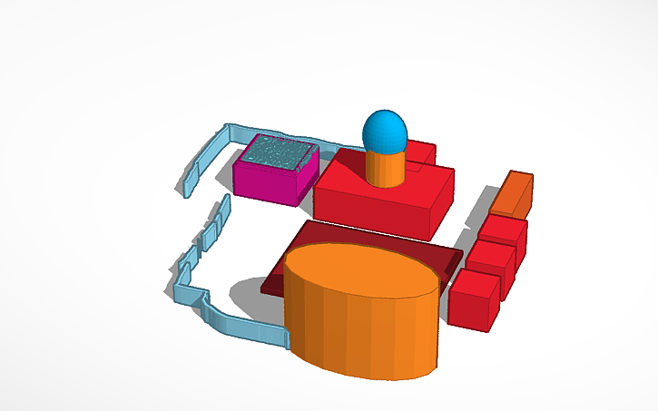 3D design Mars base - Tinkercad